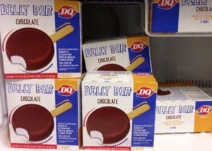 DQ Dilly bar of chocolate, cherry, or butterscotch – Dairy Queen
